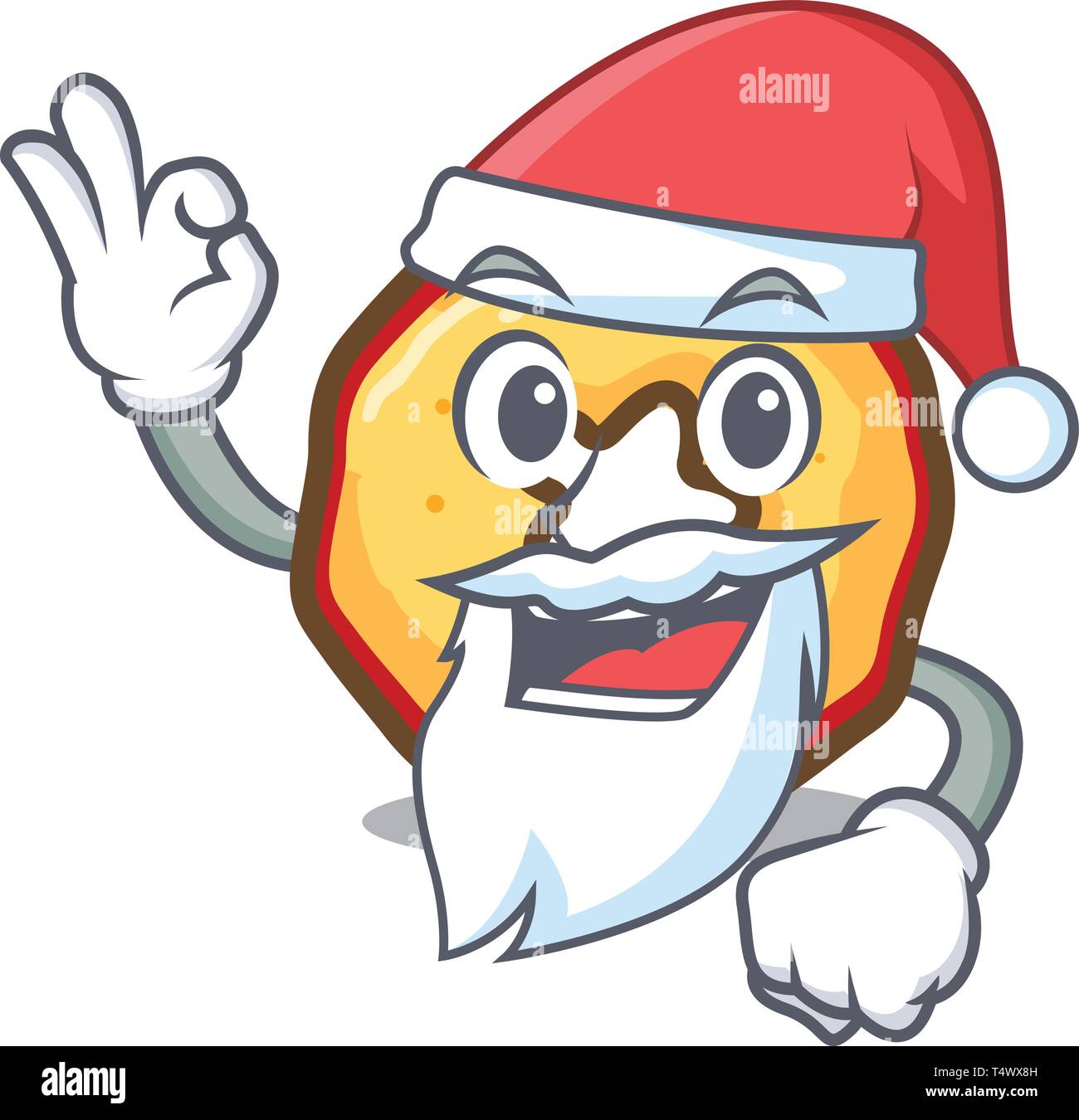 Baked apple christmas Stock Vector Images - Alamy