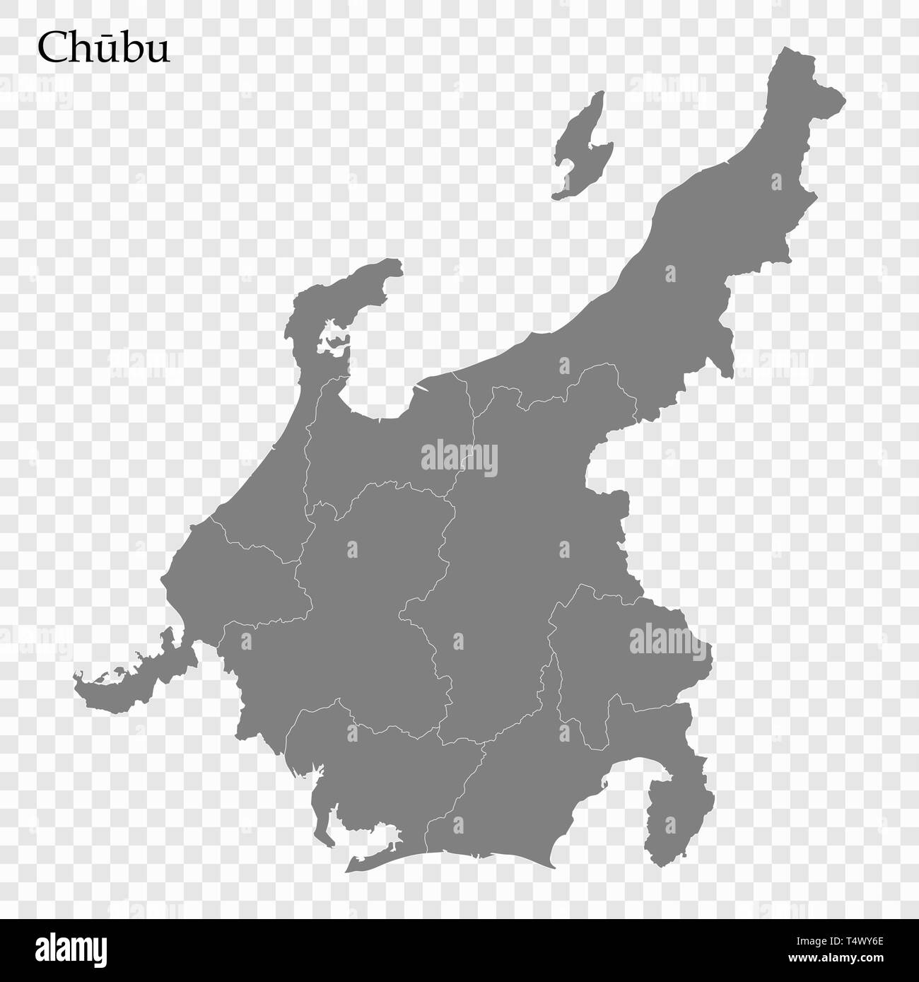 Map chubu area hi-res stock photography and images - Alamy