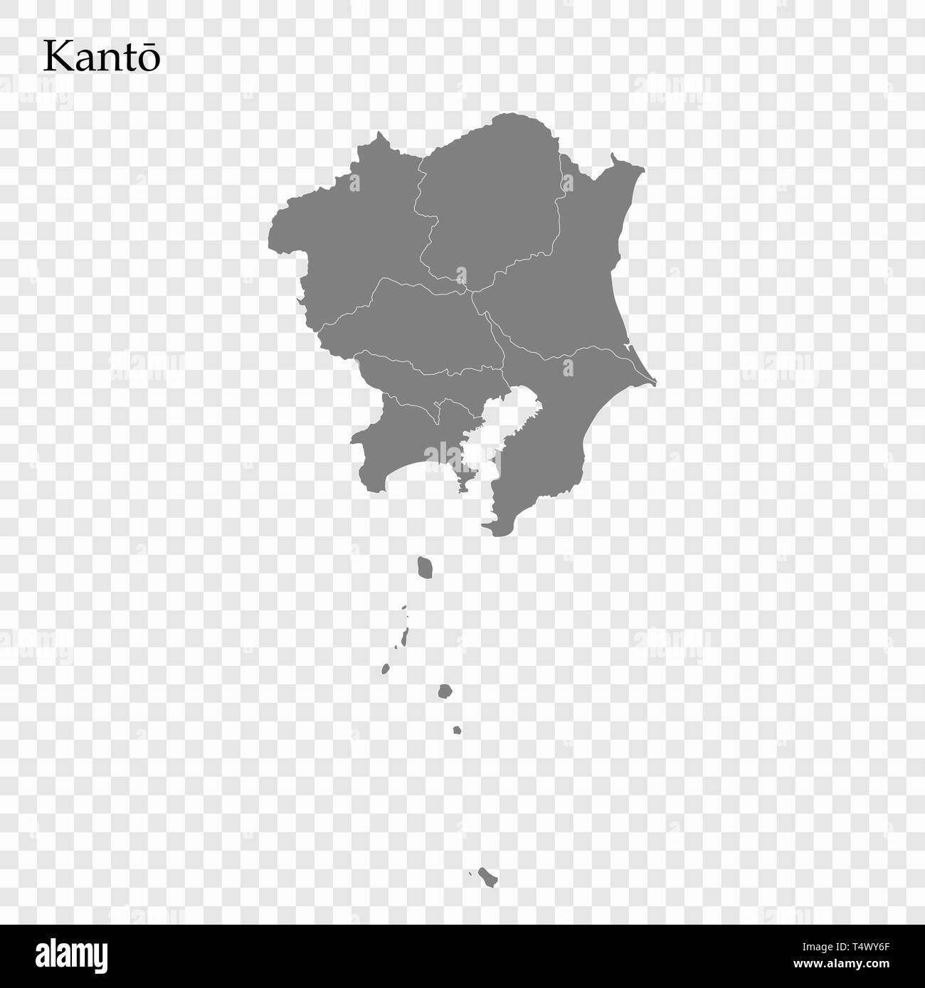 Japan prefectures map Black and White Stock Photos & Images - Alamy