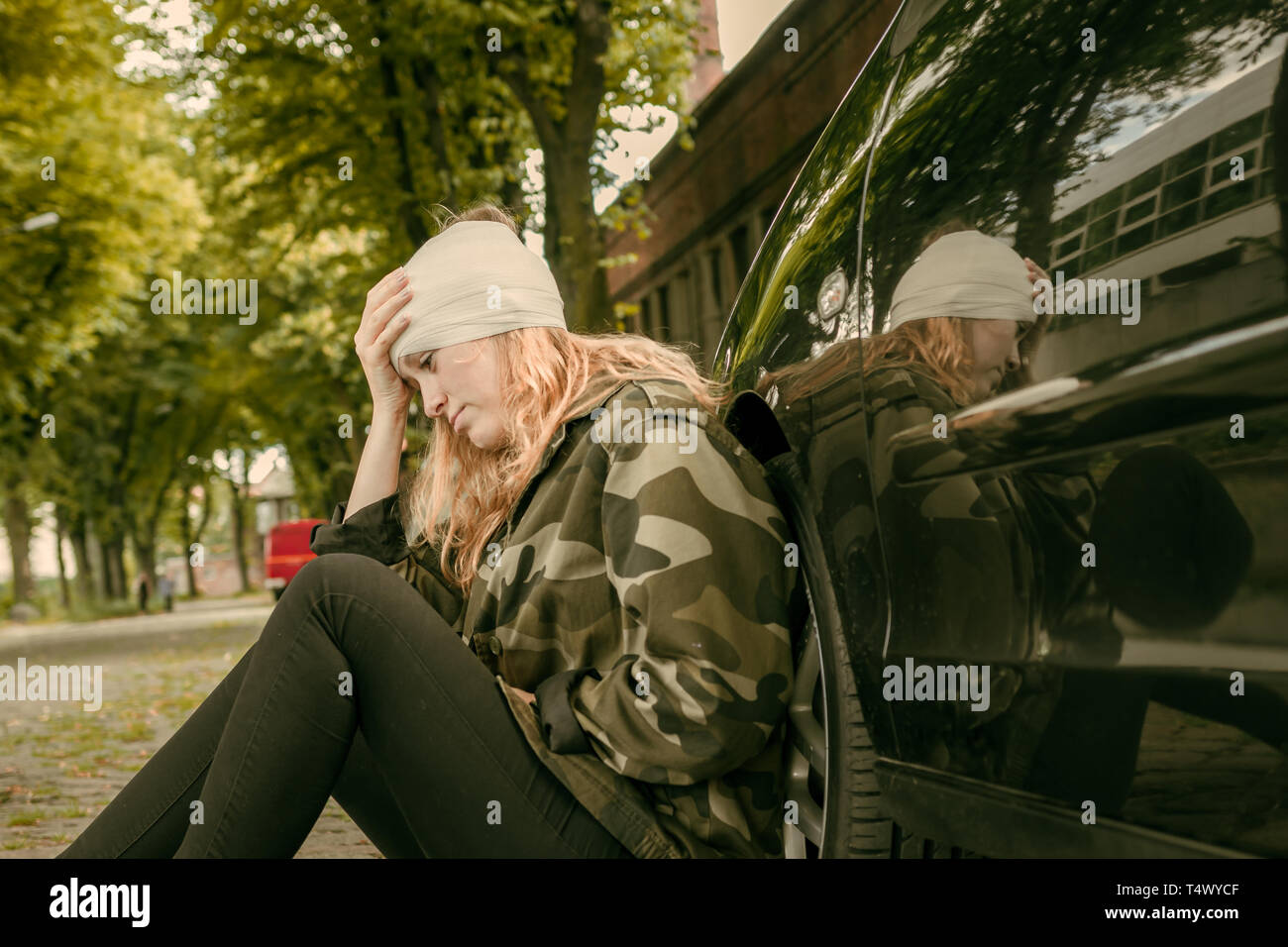 Head injury hi-res stock photography and images - Alamy