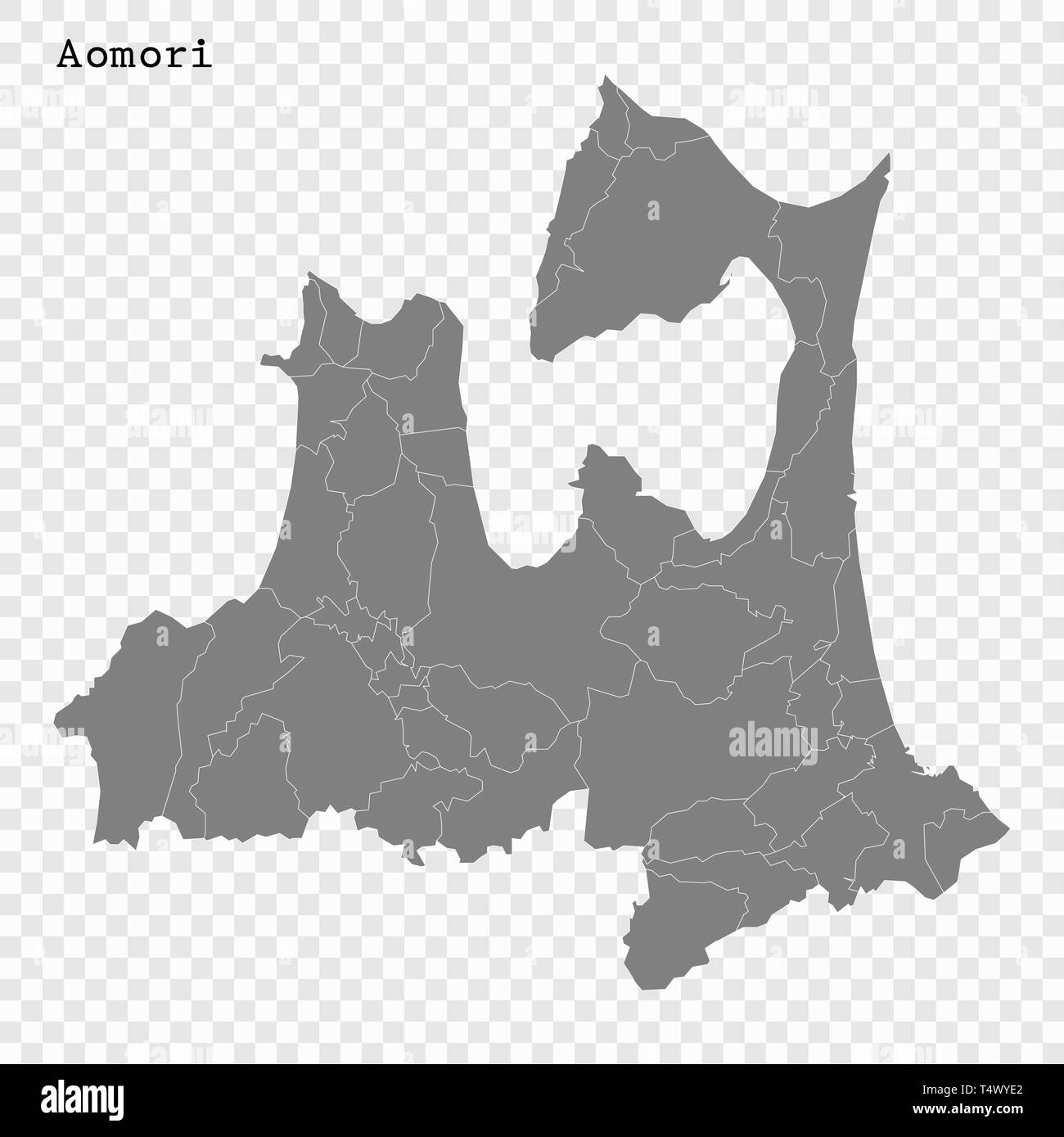 Map of aomori hi-res stock photography and images - Alamy