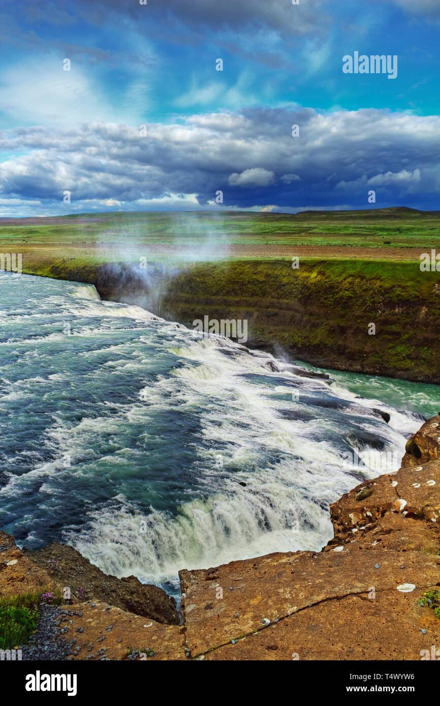 Fall gullfoss hi-res stock photography and images - Alamy