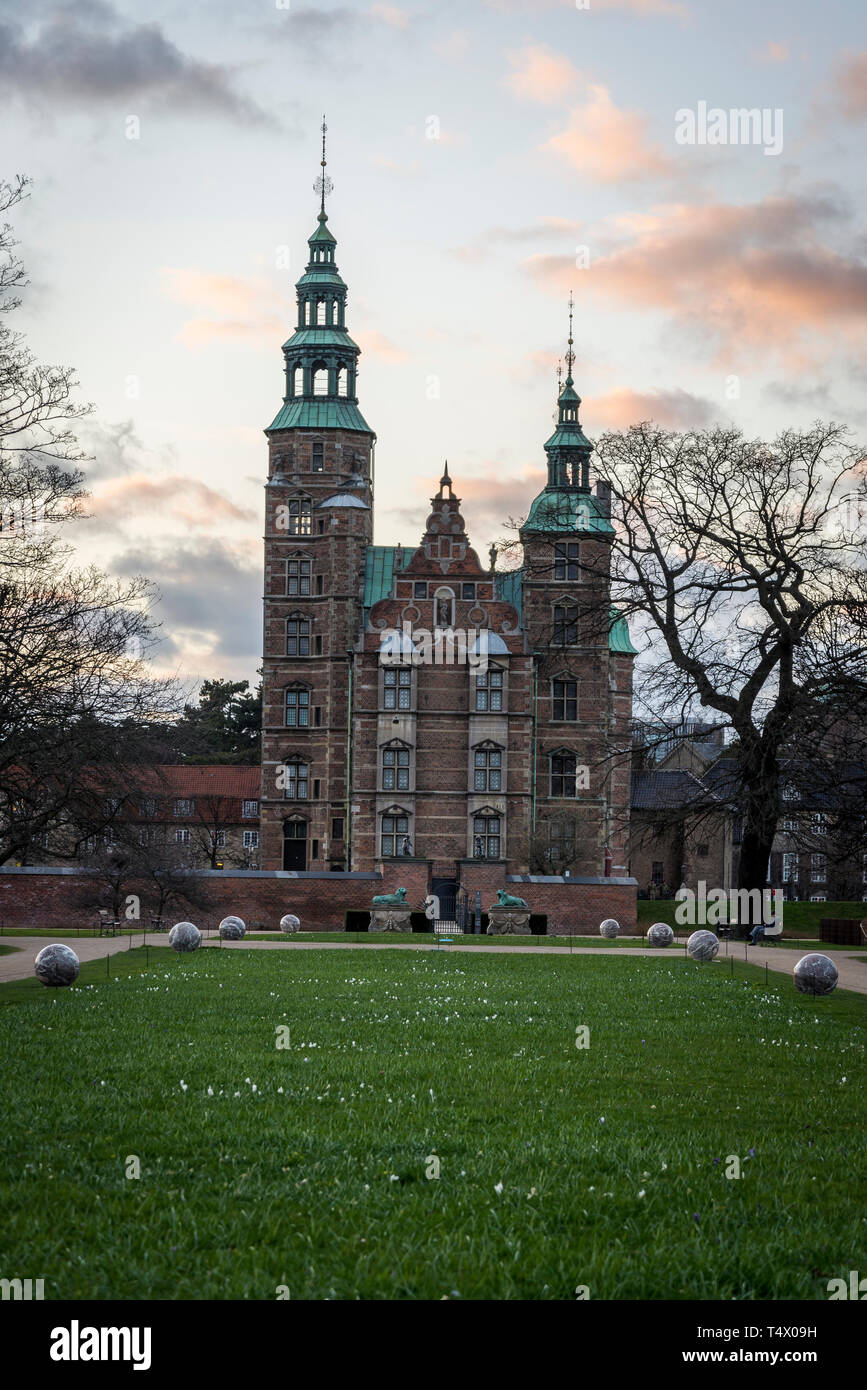 Rosenborg Castle, !7th century, Copenhagen, Denmark Stock Photo - Alamy