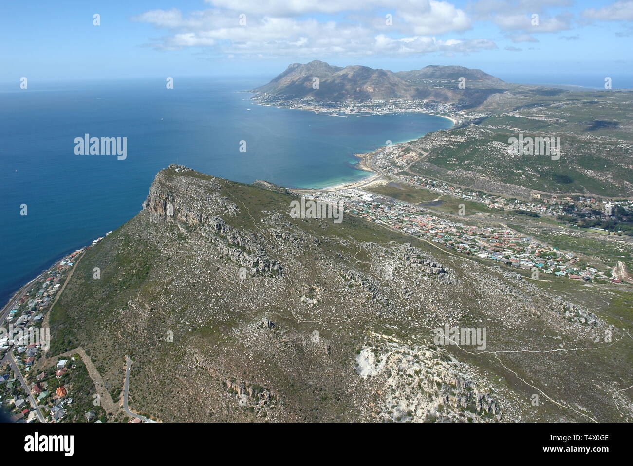 Aerial views of Cape Town & Table Mountain Stock Photo - Alamy