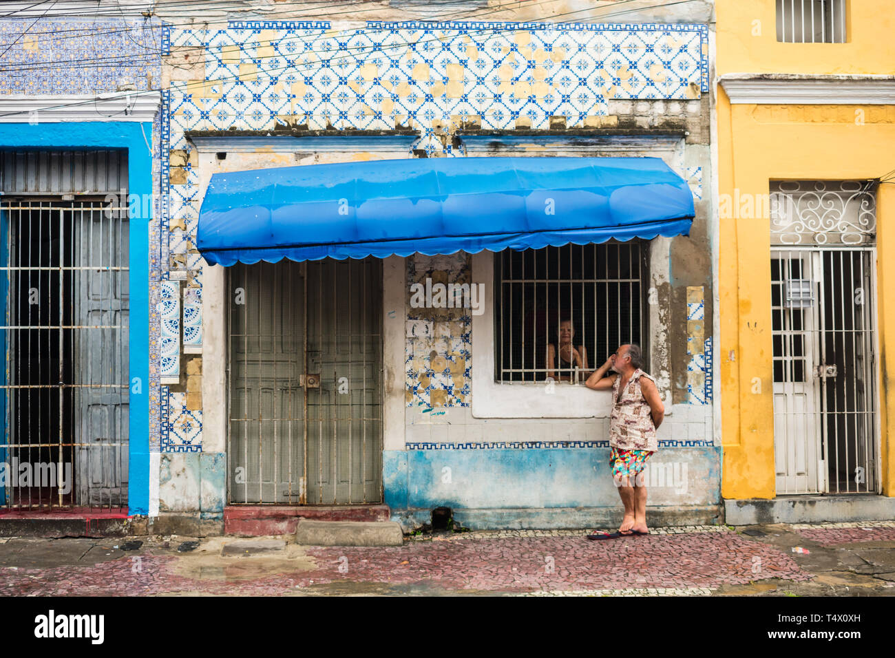 Recife street people brazil hi-res stock photography and images - Alamy