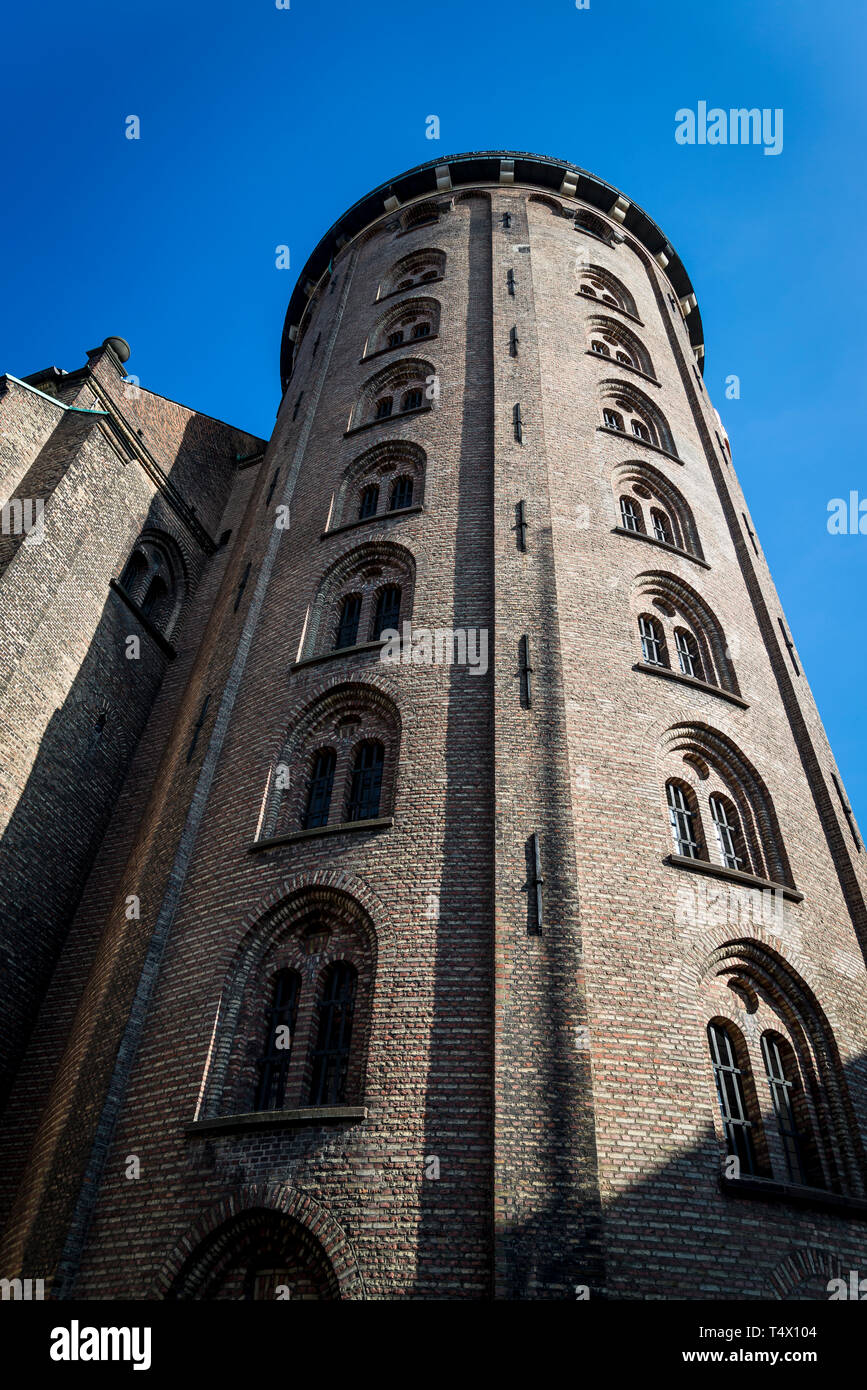 Round Tower, a 17th-century tower, Copenhagen, Denmark Stock Photo - Alamy