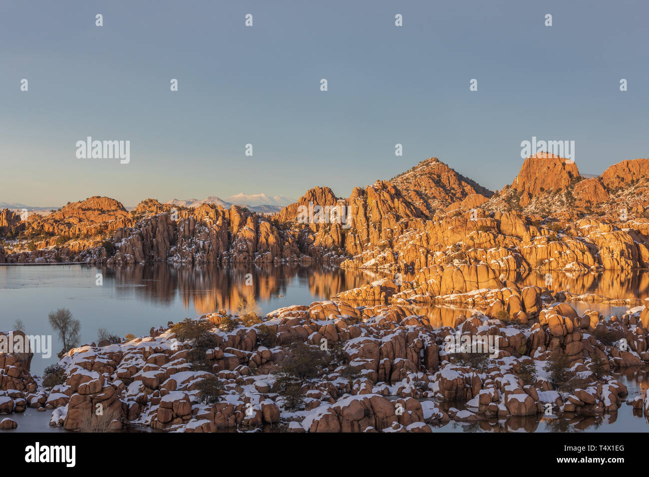 Watson Lake Prescott Arizona Winter Landscape Stock Photo - Alamy