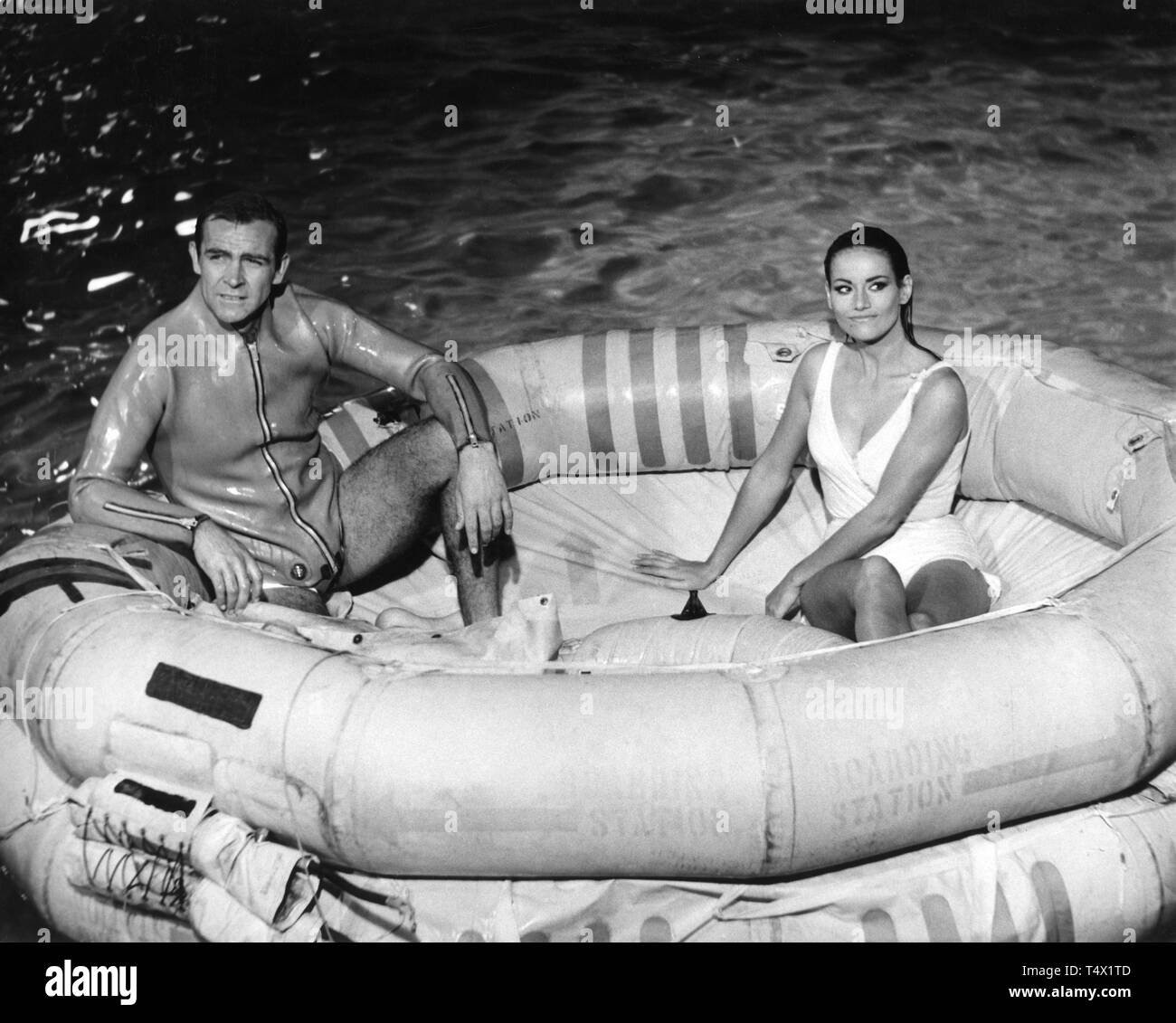 James Bond Thunderball Black and White Stock Photos & Images - Alamy