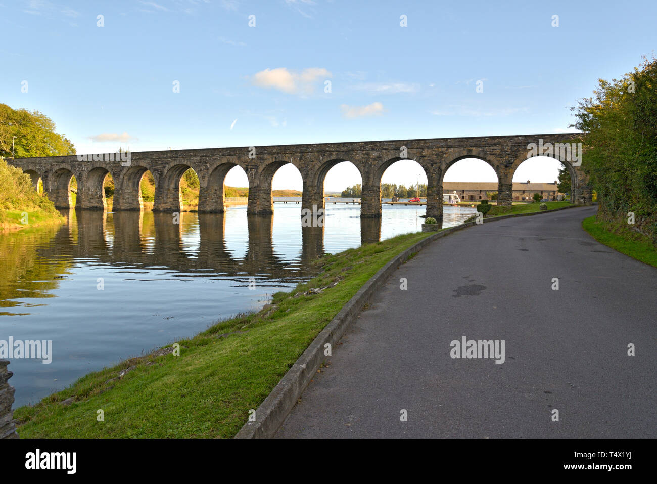 Ballydehob Twelve Arch Viaduct Stock Photo - Alamy