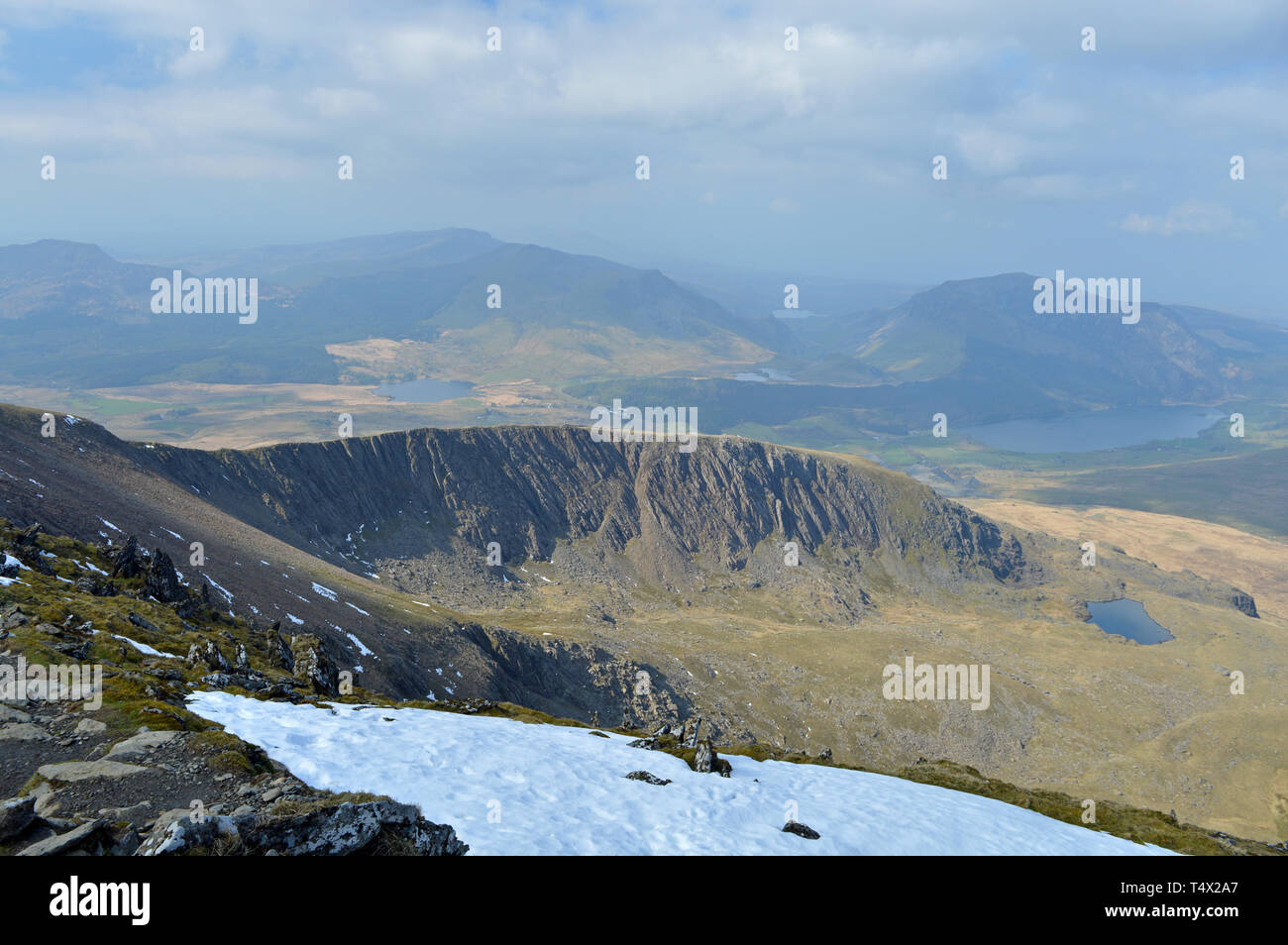 Bwlch main on the Rhyd Ddu path to Snowdon summit Stock Photo - Alamy