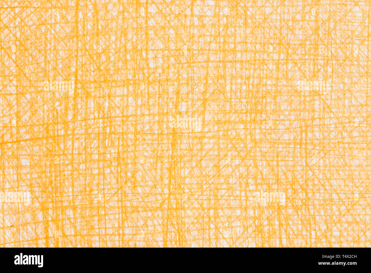 orange color crayon pattern on white paper background texture Stock ...