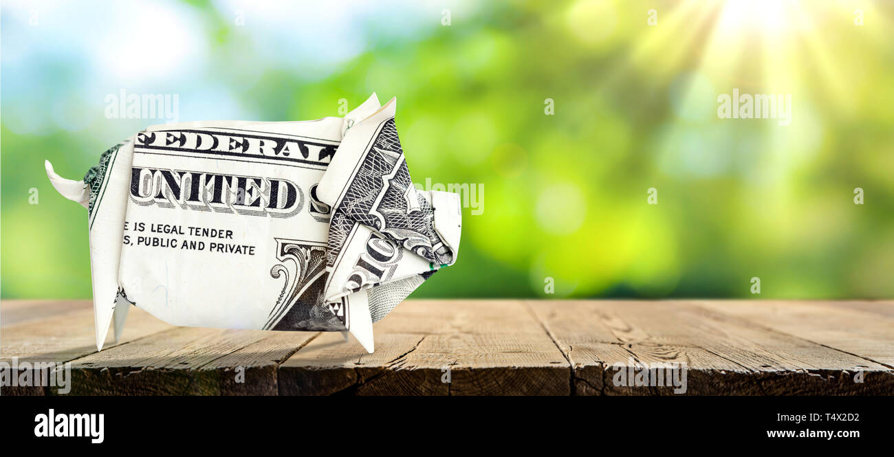 Money In A Pig High Resolution Stock Photography and Images - Alamy