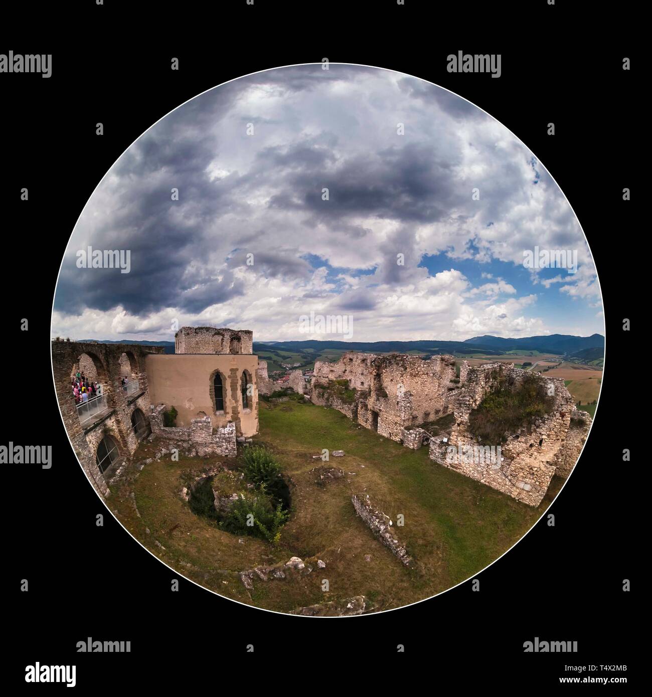 Spišský hrad (Eng: Spis Castle) in Slovakia Stock Photo - Alamy