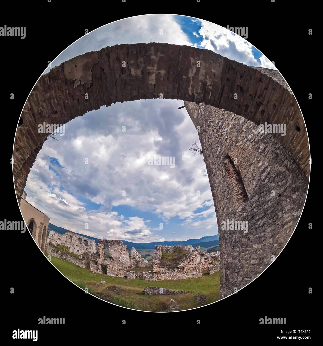 Spišský hrad (Eng: Spis Castle) in Slovakia Stock Photo - Alamy