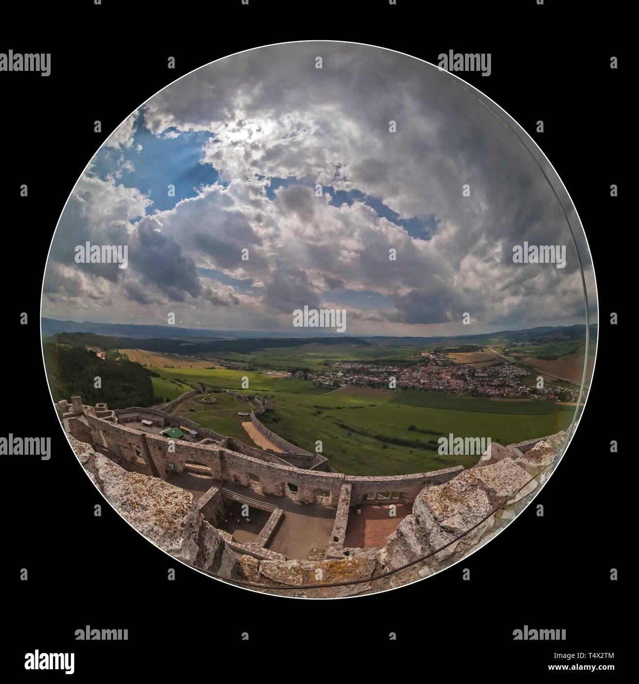 Spišský hrad (Eng: Spis Castle) in Slovakia Stock Photo - Alamy