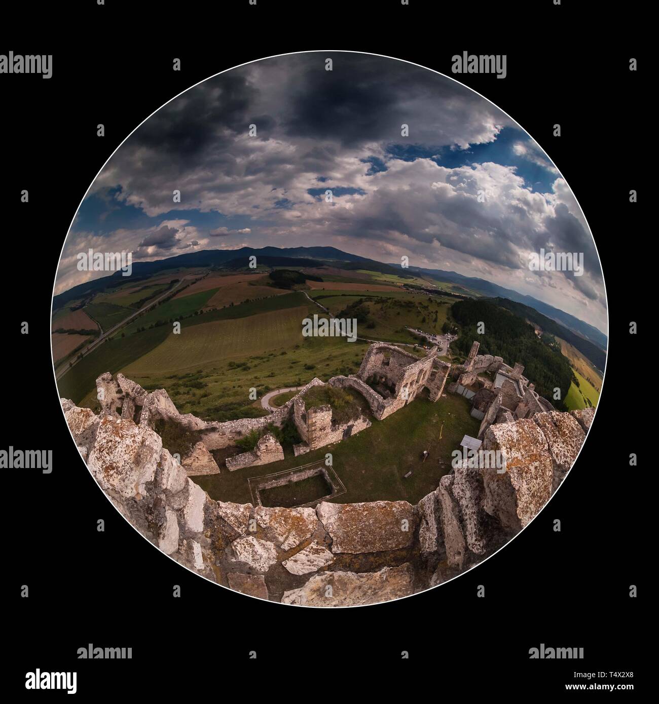 Spišský hrad (Eng: Spis Castle) in Slovakia Stock Photo - Alamy