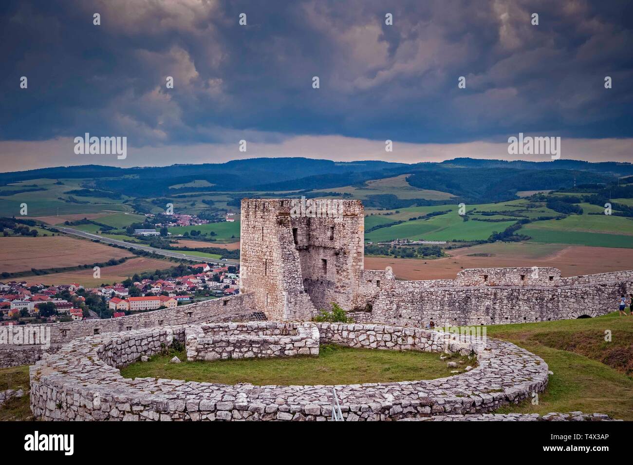 Spišský hrad (Eng: Spis Castle) in Slovakia Stock Photo - Alamy
