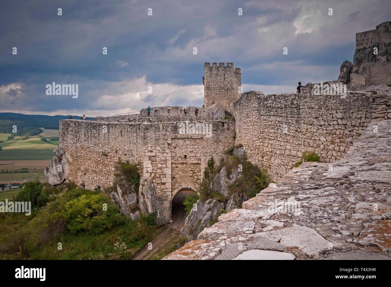Spišský hrad (Eng: Spis Castle) in Slovakia Stock Photo - Alamy