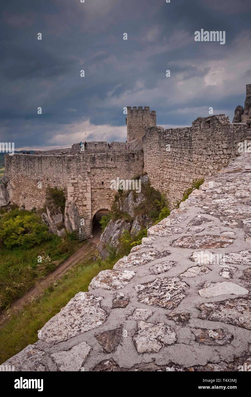 Spišský hrad (Eng: Spis Castle) in Slovakia Stock Photo - Alamy