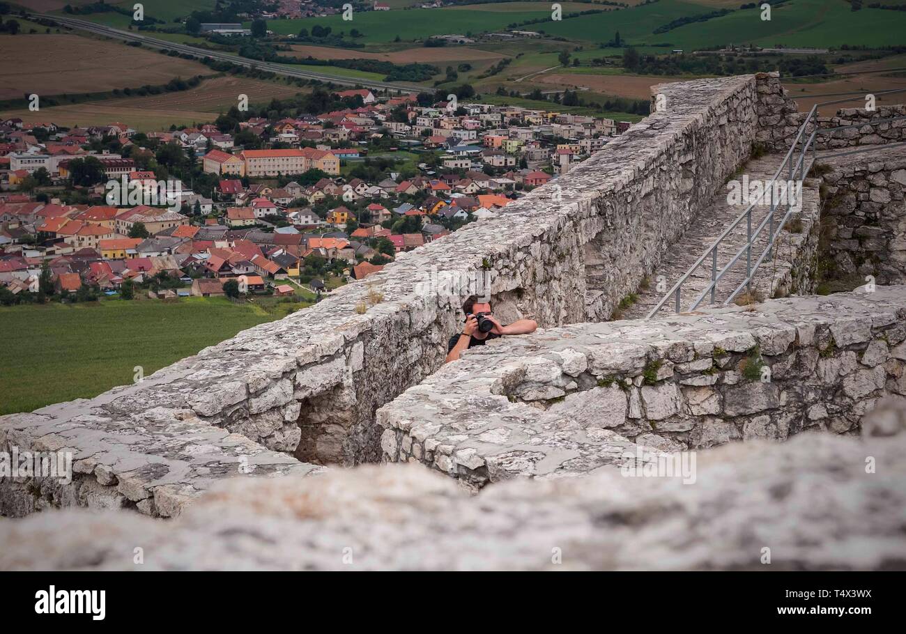 Spišský hrad (Eng: Spis Castle) in Slovakia Stock Photo - Alamy