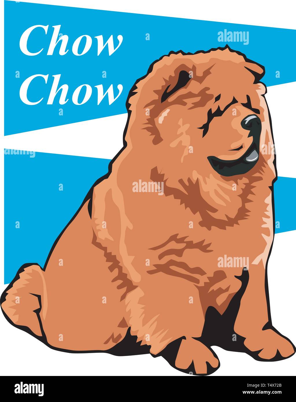 Chow Stock Vector Images - Alamy