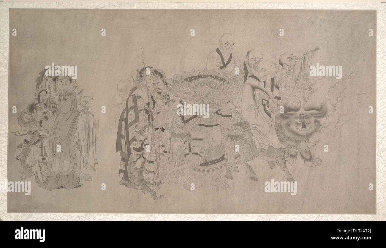 [Song Dynasty] Li Gonglin (model) Fahai Lingshan Atlas Stock Photo - Alamy