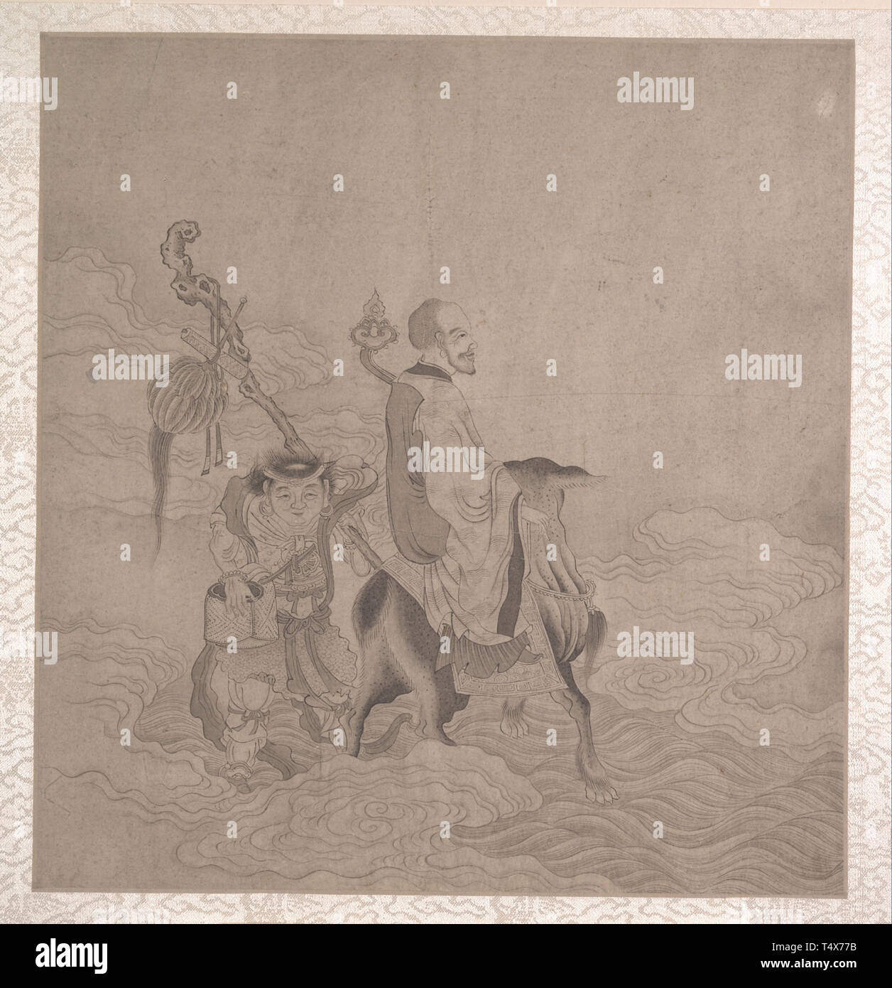 [Song Dynasty] Li Gonglin (model) Fahai Lingshan Atlas Stock Photo - Alamy