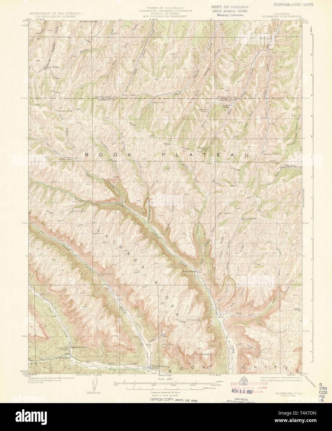 Map of highmore hi-res stock photography and images - Alamy