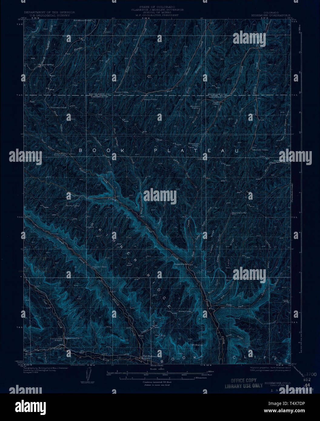 Map of highmore hi-res stock photography and images - Alamy