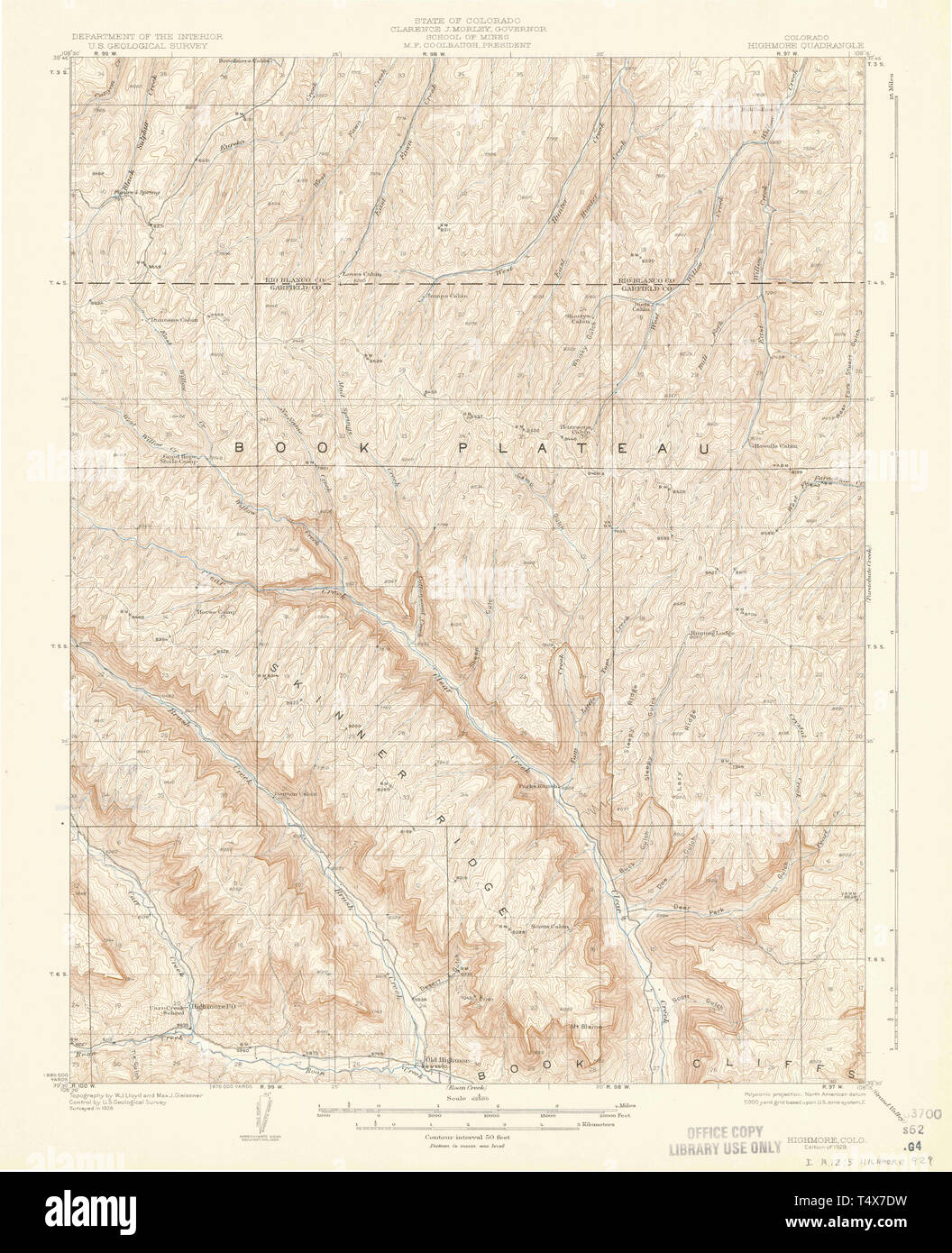 Map of highmore hi-res stock photography and images - Alamy