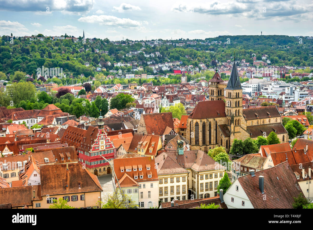 Market of Esslingen in Germany Stock Photo - Alamy