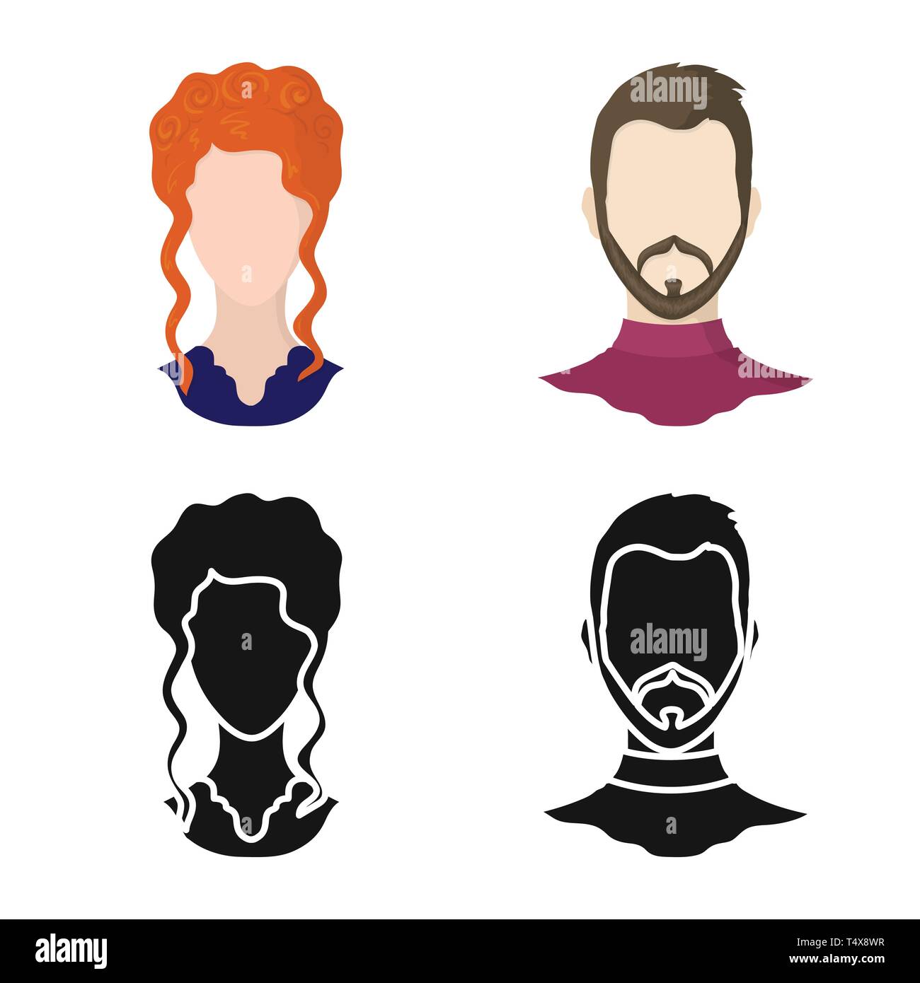 Vector illustration of professional and photo logo. Collection of ...