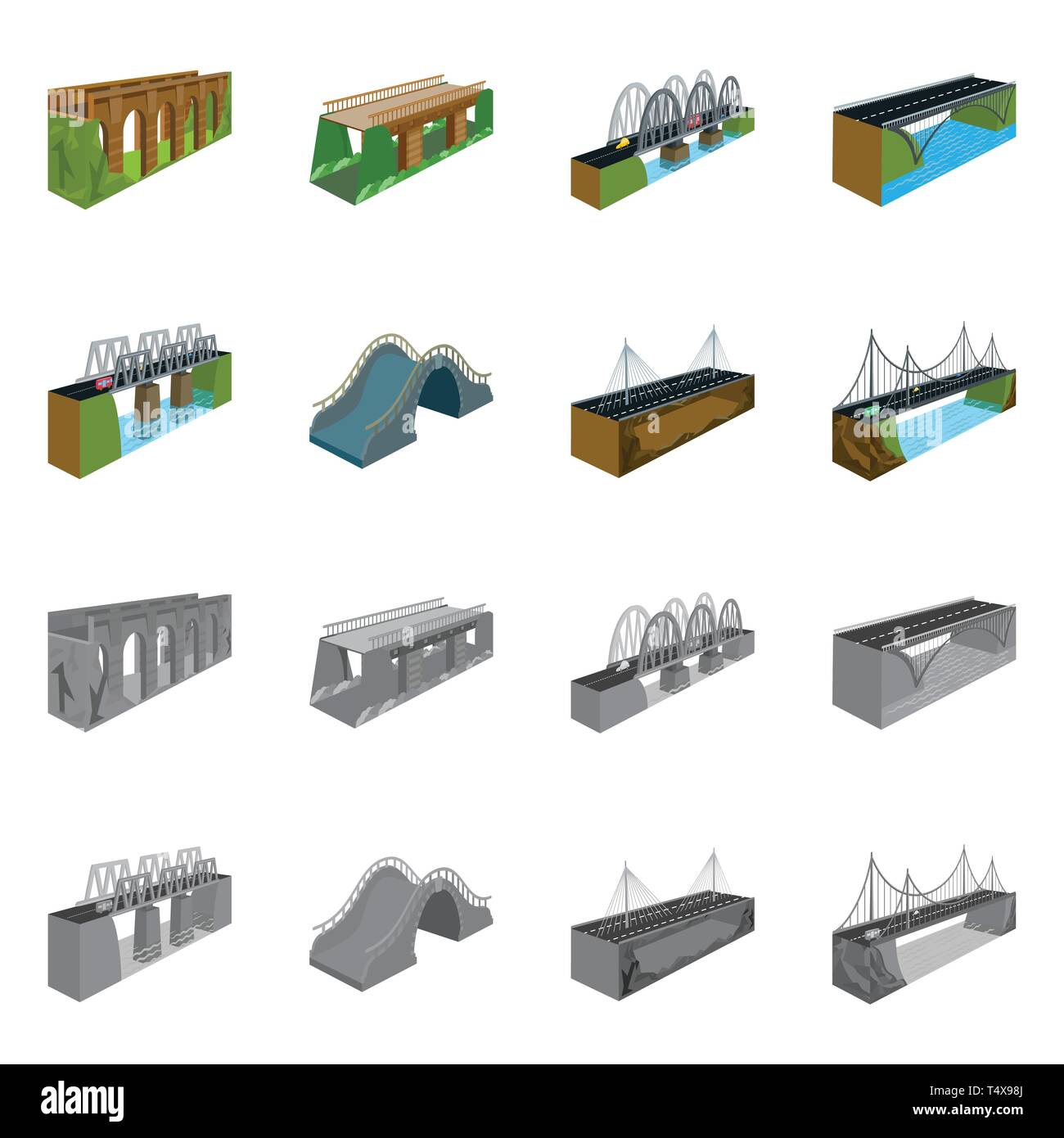 bridge,relocation,cycling,railway,mounted,modern,pedestrian,rock,prop ...