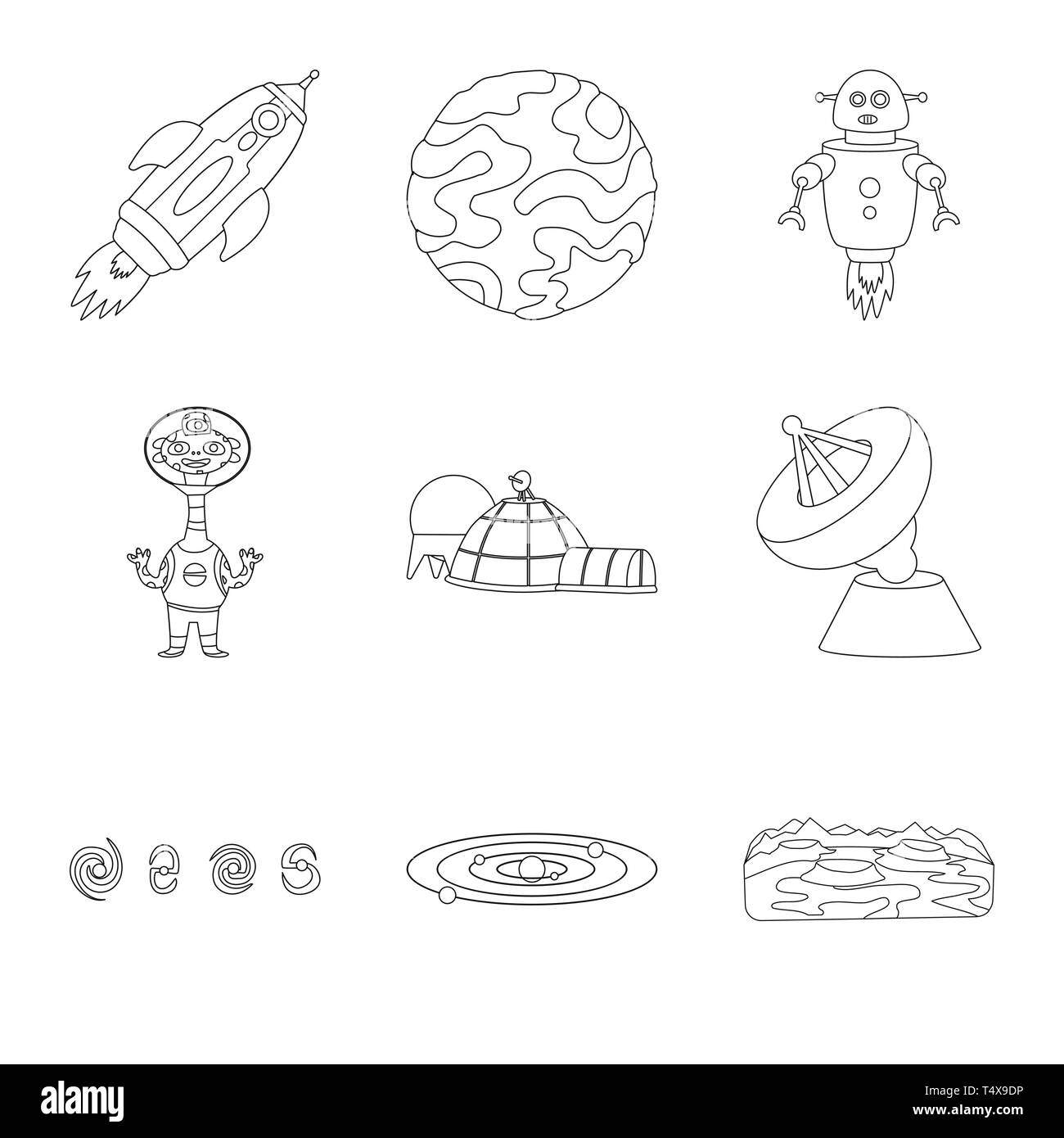 rocket,planet,robot,alien,base,antenna,constellation,mars,launch ...