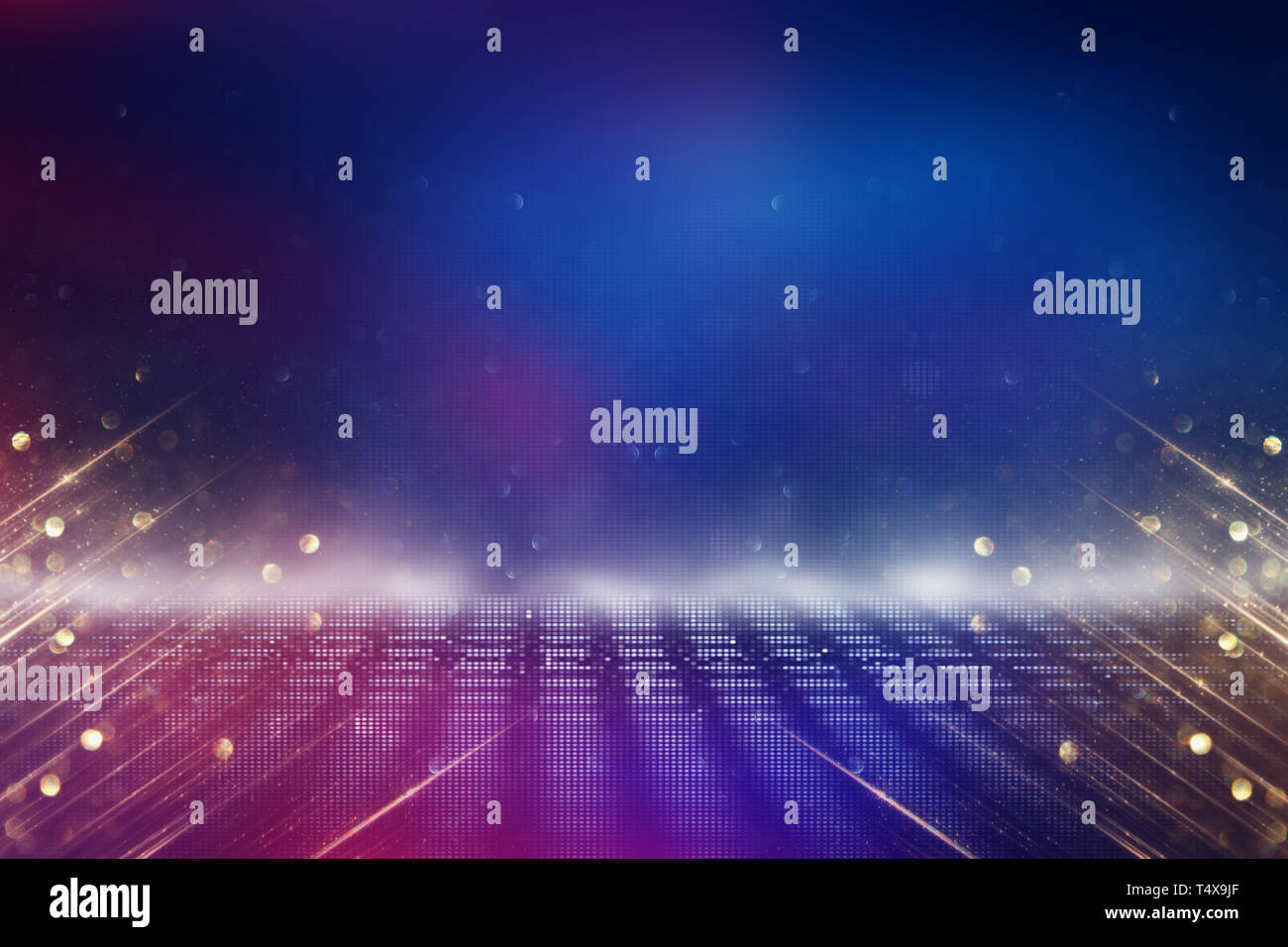 Futuristic retro background of the 80`s retro style. Digital or Cyber ...