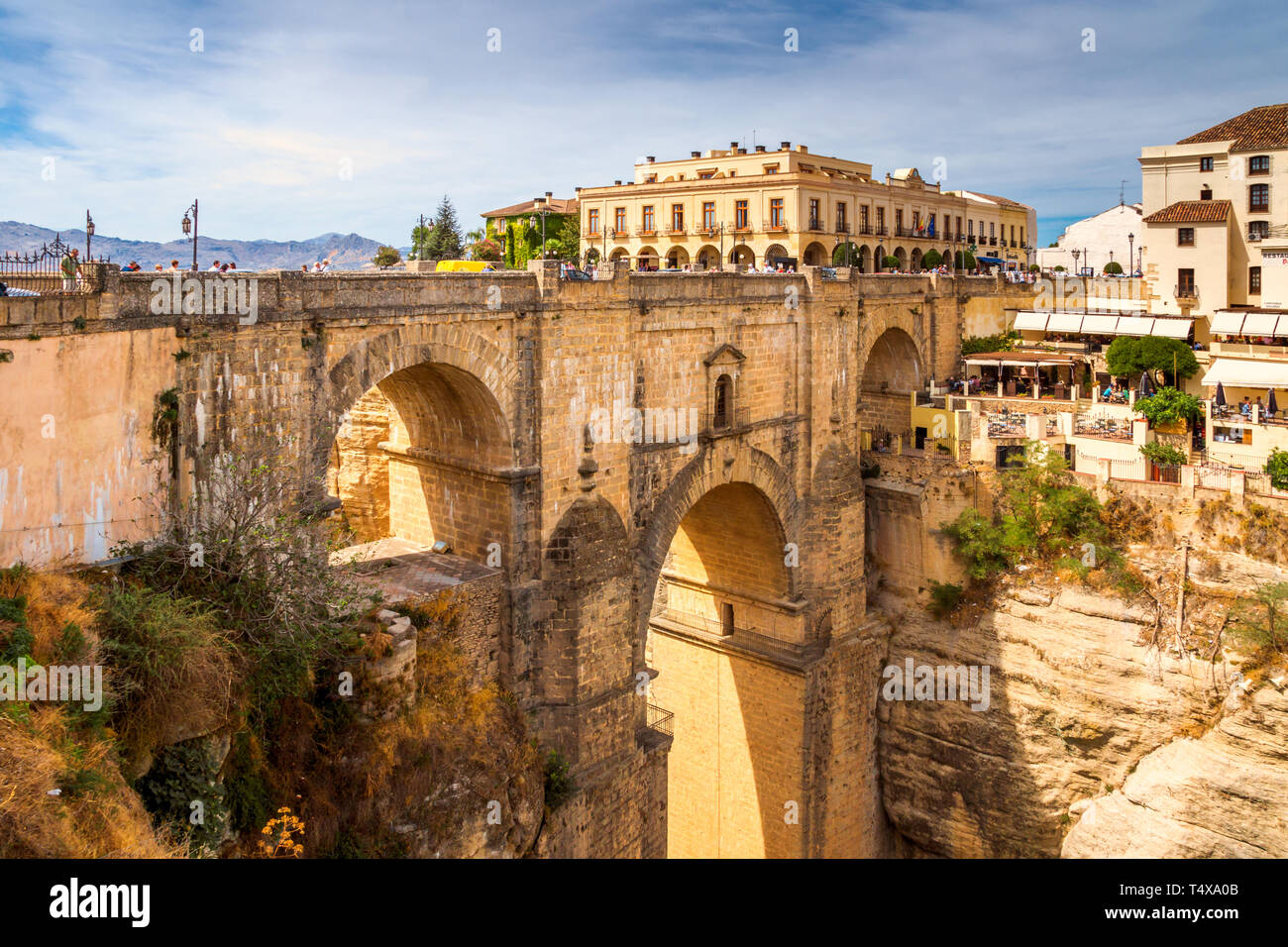 bridge in Ronda, Spain Stock Photo - Alamy