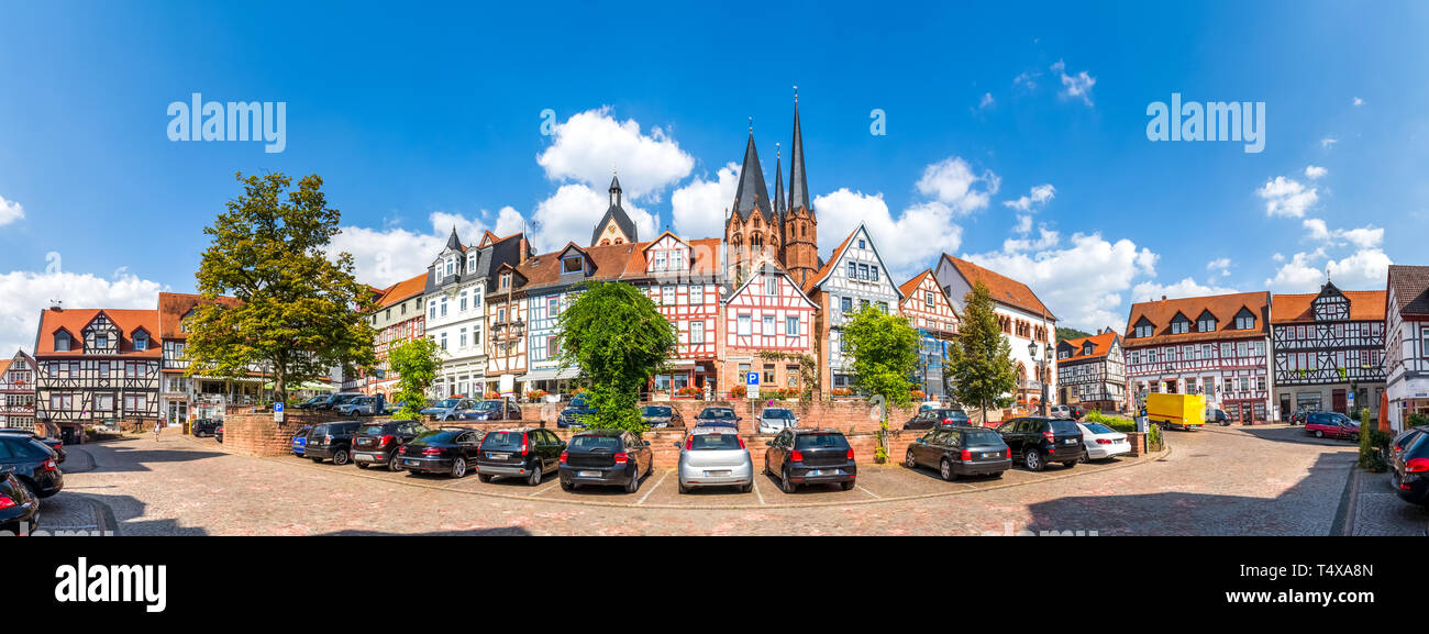 Market in Gelnhausen, Germany Stock Photo - Alamy