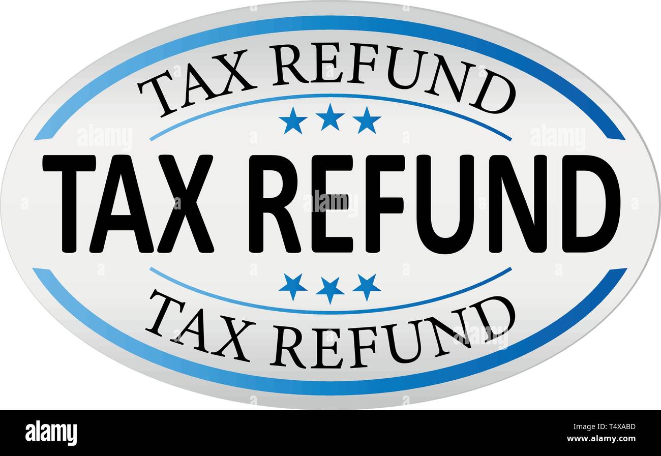 tax refund paper colorful banners Design shape Vector label tag Stock ...