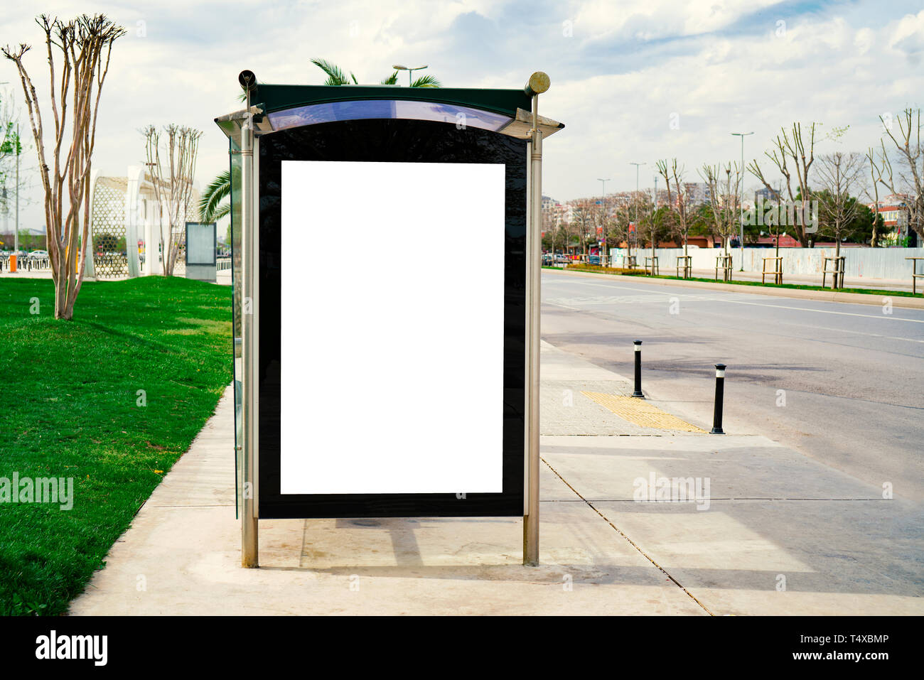 Bus stop poster advert hi-res stock photography and images - Alamy