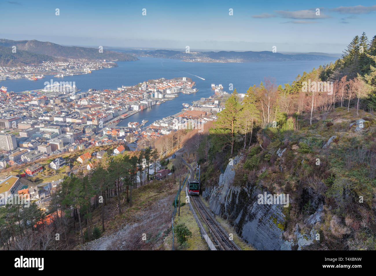 Bergen from top Stock Photo - Alamy