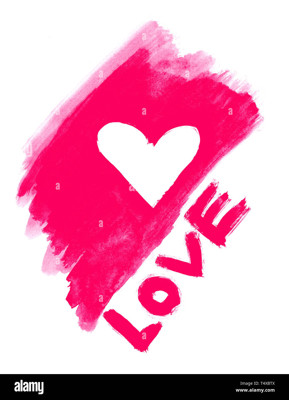 abstract love symbol and word ''love'' on white background Stock Photo ...