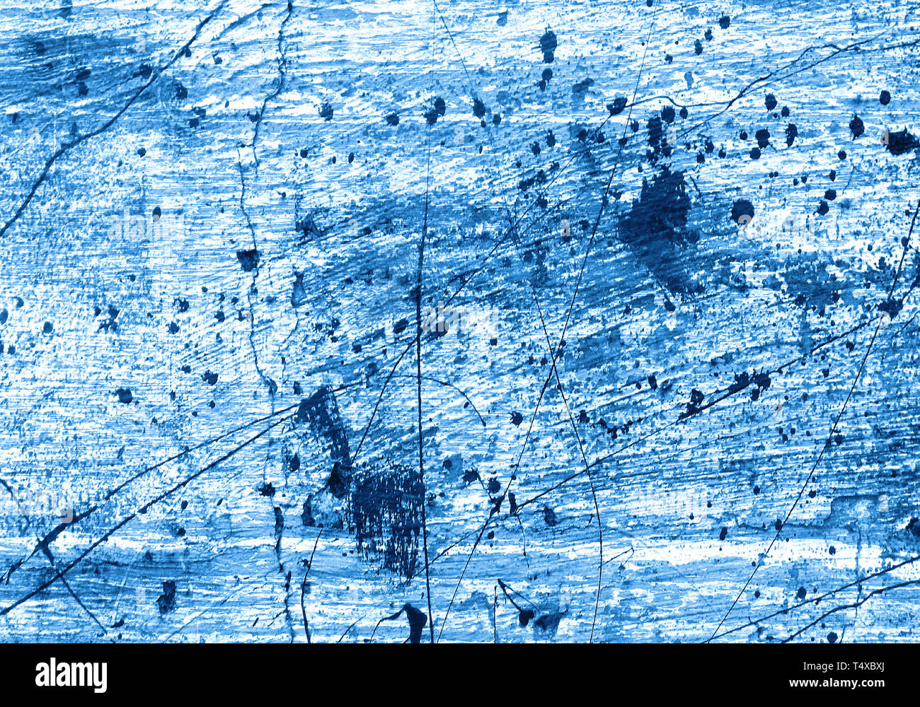 blue paint on the white abstract background Stock Photo - Alamy