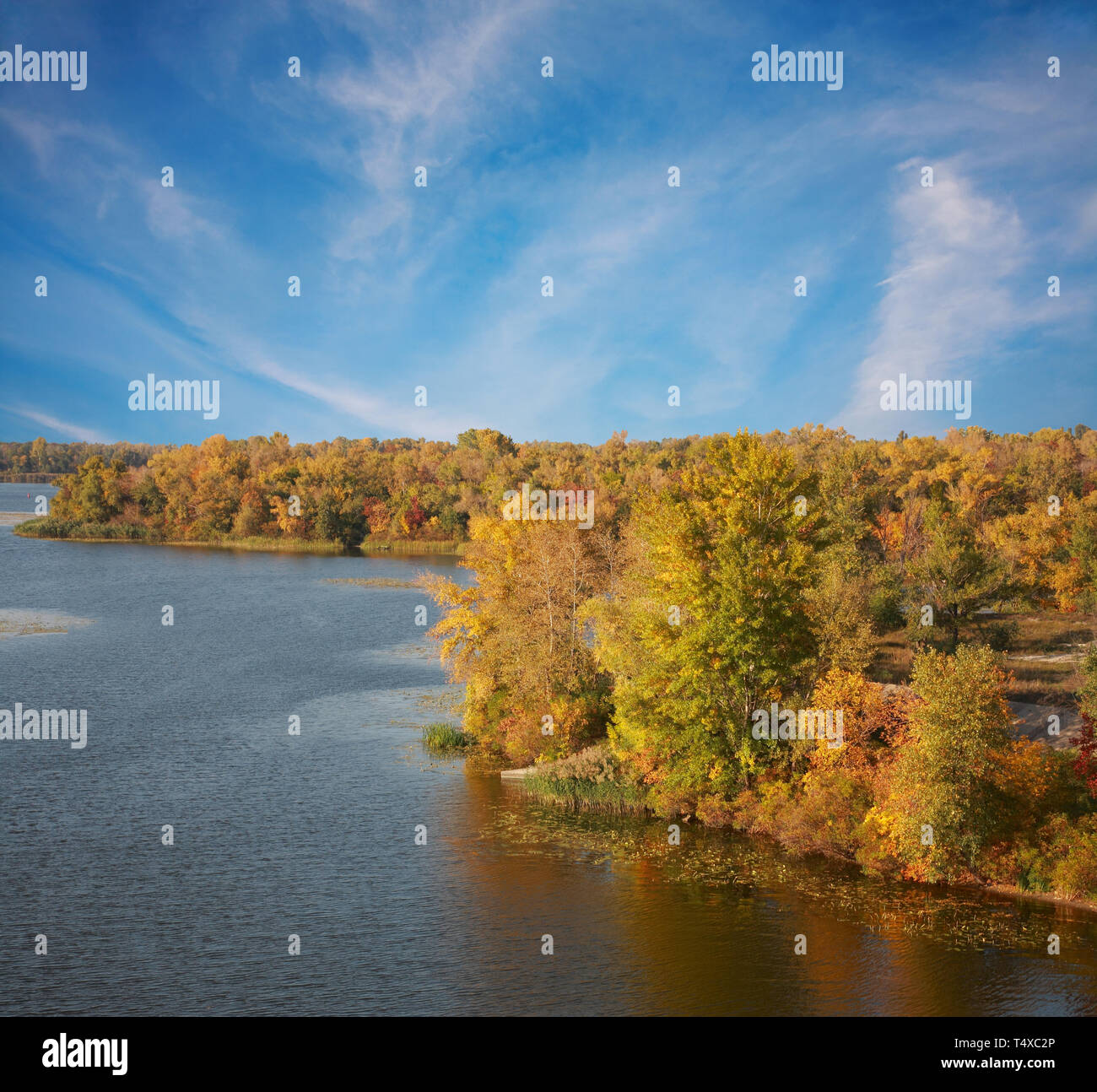 Dnepr river panorama islands hi-res stock photography and images - Alamy