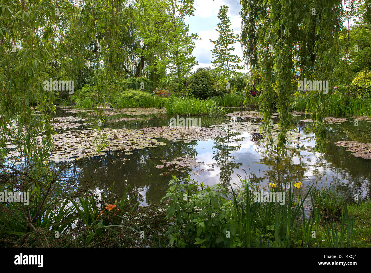 GIVERNY, FRANCE, MAY 21, 2015 : impressionists gardens and ponds of ...