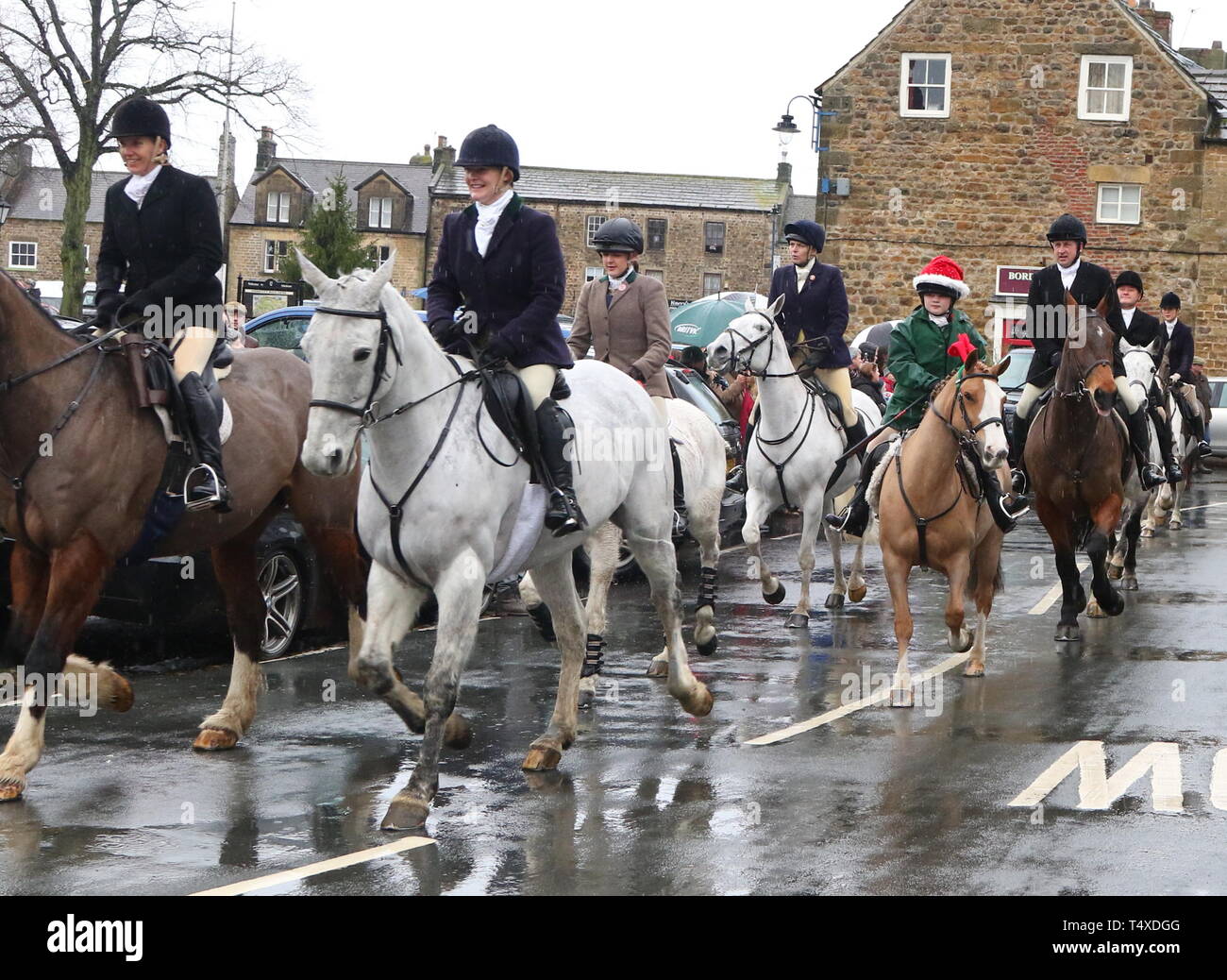 Yorkshire Uk The Masham Boxing Day Hunt Credit Ian Fairbrother Alamy