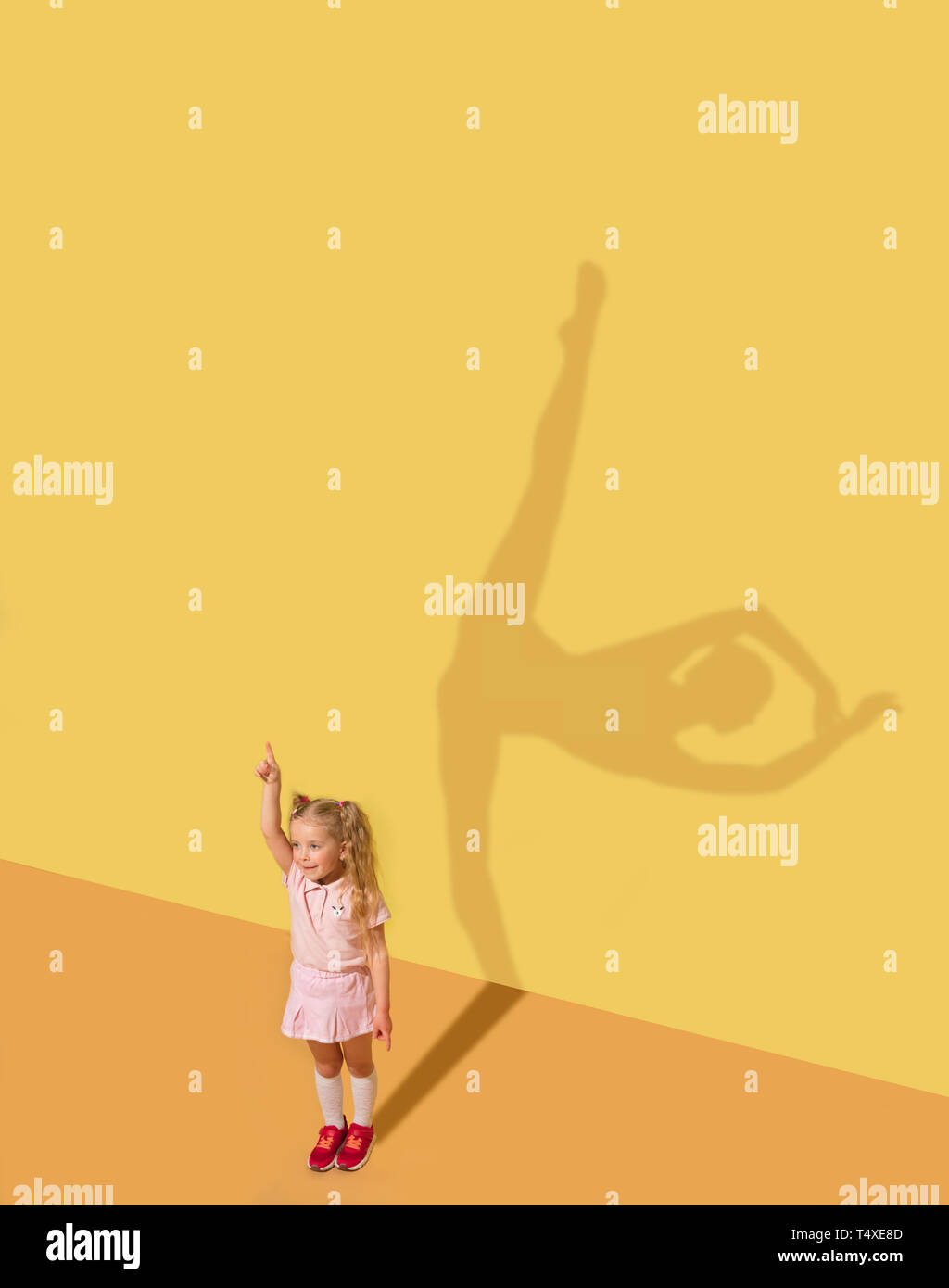 Born to cause emotions. Childhood and dream concept. Conceptual image ...