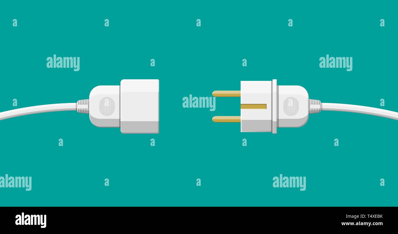 Turn off switch at plug Stock Vector Images - Alamy