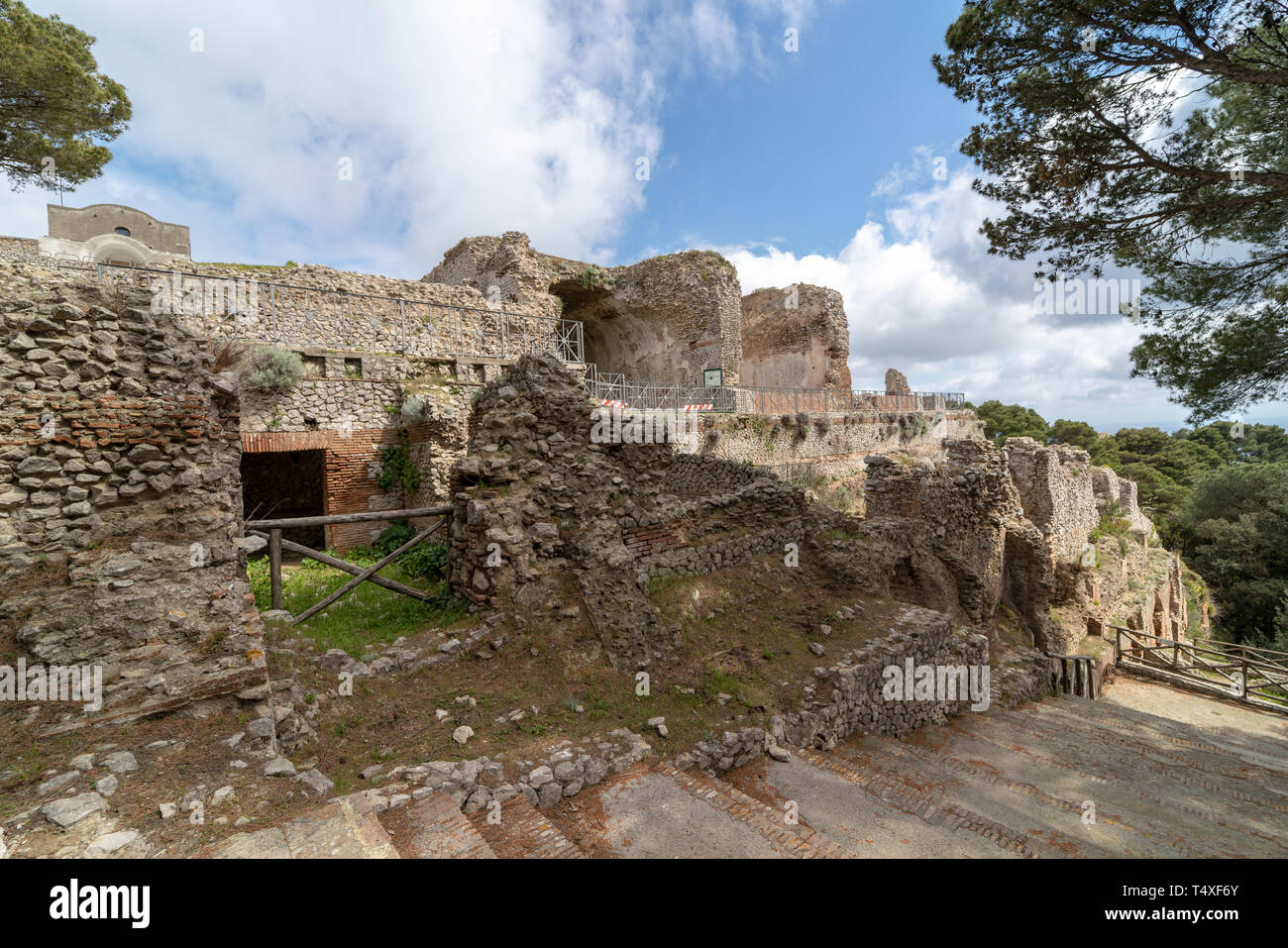 Tiberius villa jovis capri hi-res stock photography and images - Alamy