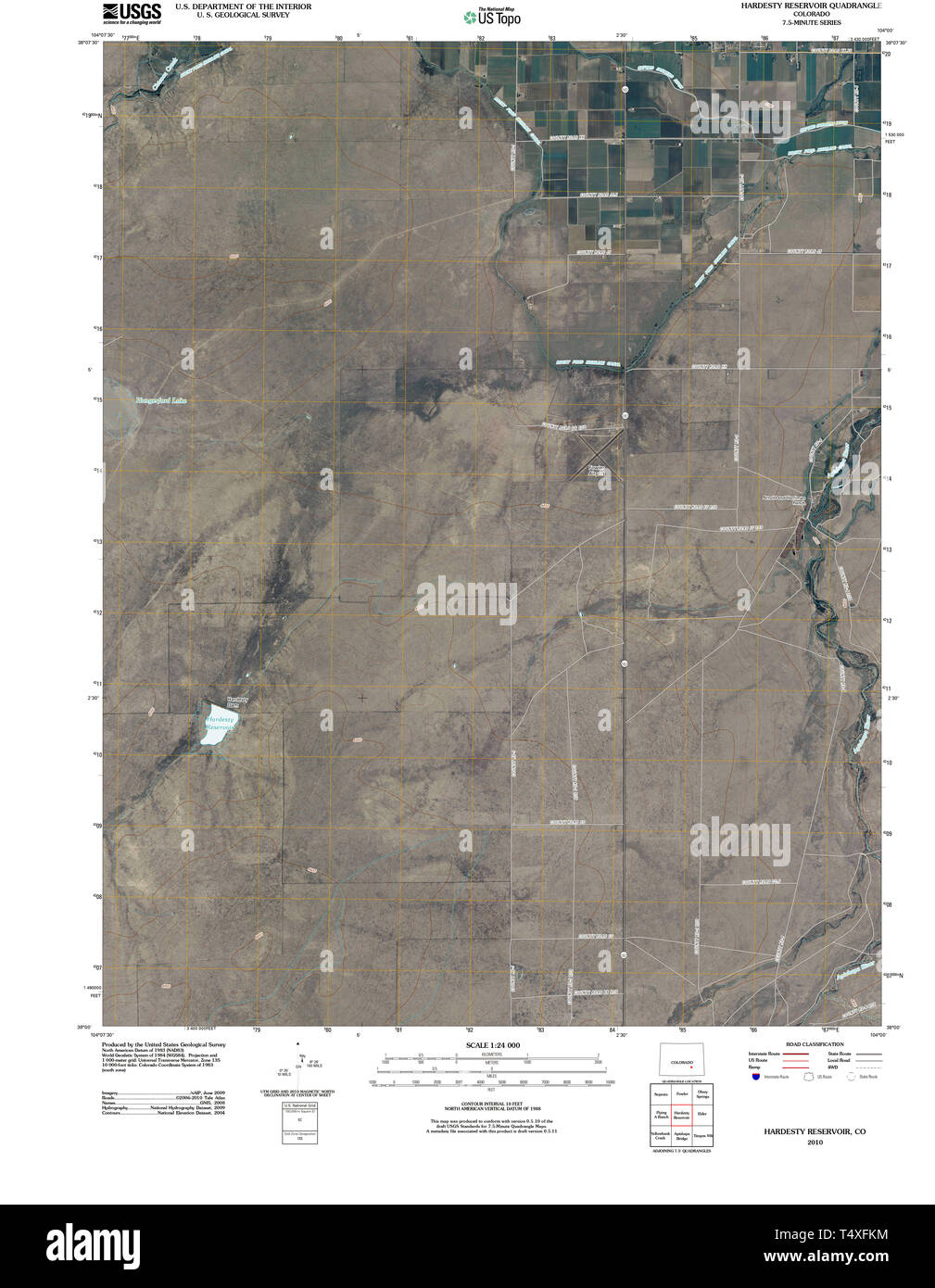 Map of hardesty hi-res stock photography and images - Alamy