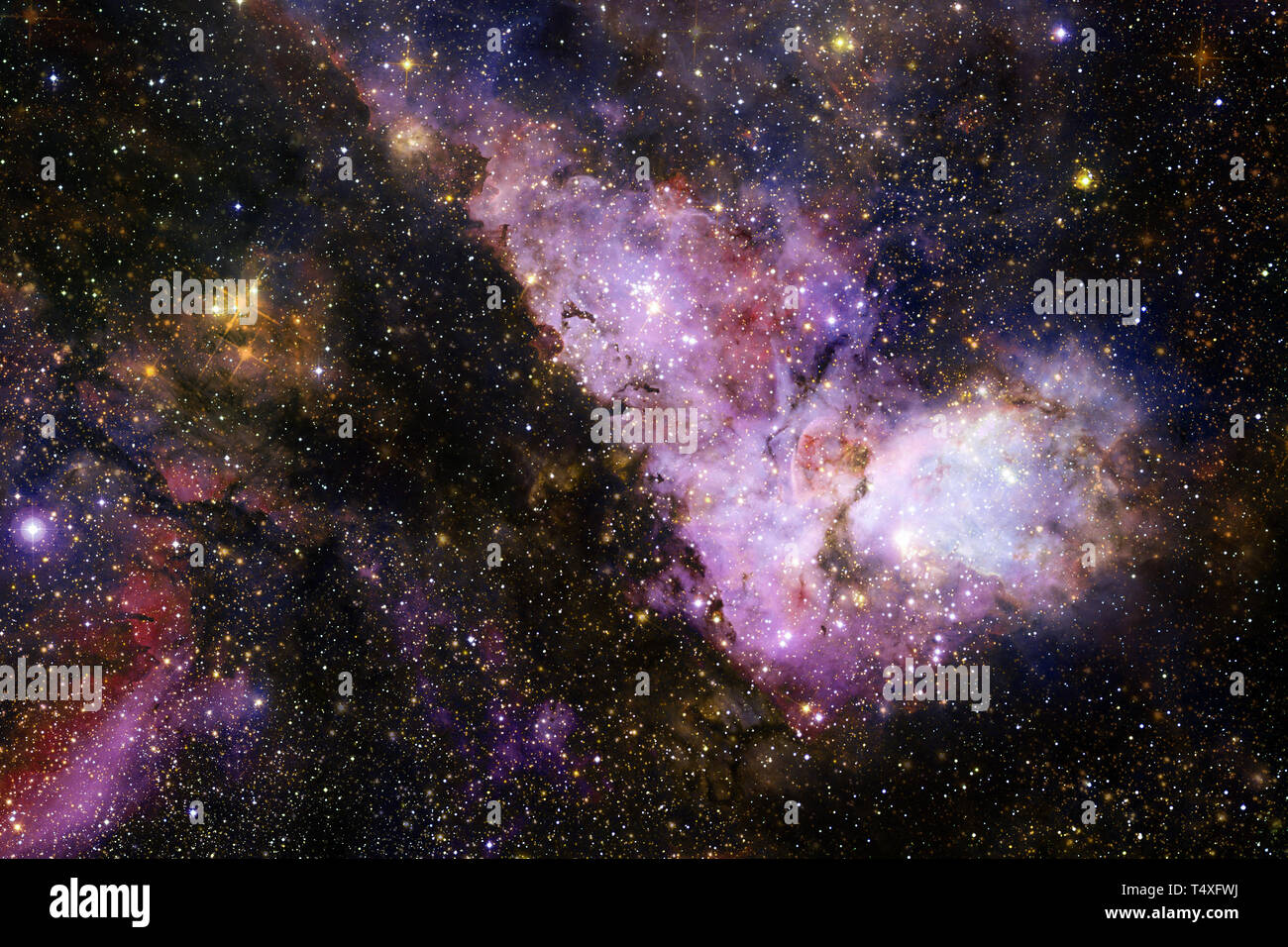 Beautiful space background. Cosmoc art. Elements of this image ...